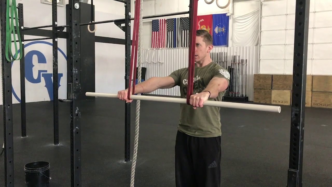 Banded Straight Arm PVC Pipe Pull Down - YouTube