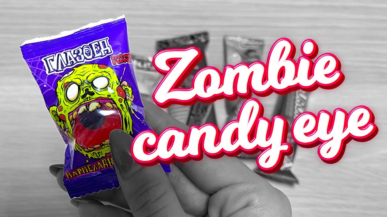 Zombie Eye Candy And Sweet Egg Gum Upacking ASMR | Some Lots Of Candies ...