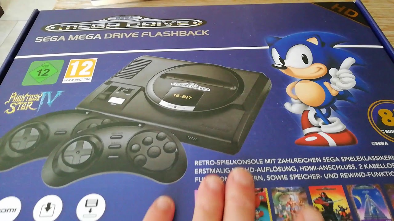 Sega mega drive flashback 2019 model - YouTube