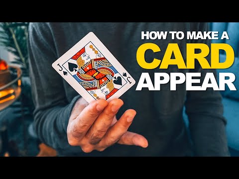 How To Make A Card Appear Instantly (Card Magic Tutorial)