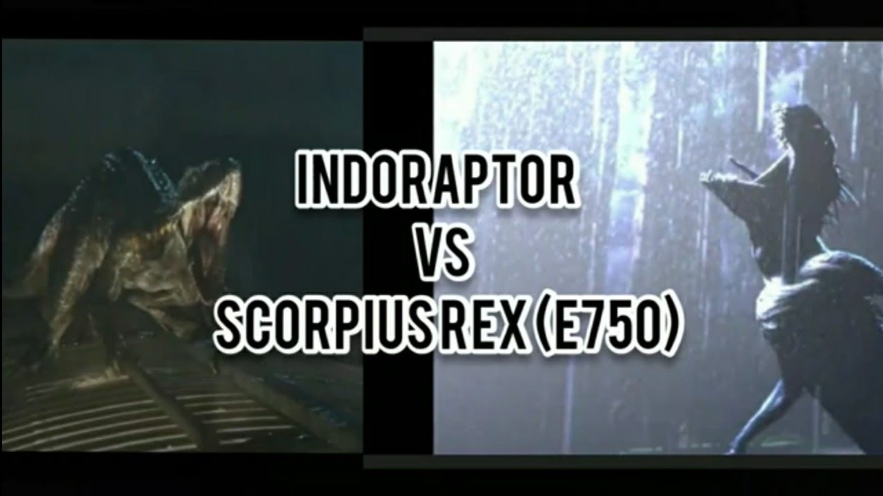 INDORAPTOR (Ripper) VS SCORPIUS REX (E750) - Batalha Jurássica - ep 7 ...