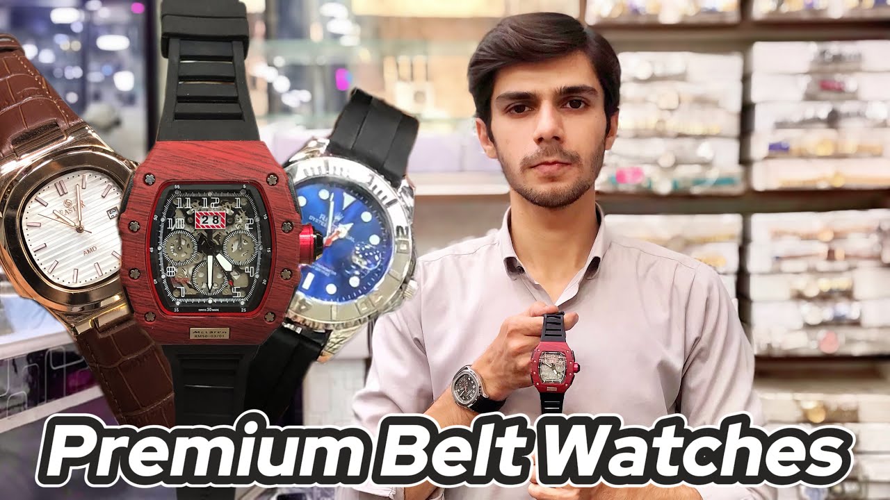 Premium Belt Watches | Top Brand Design For Mens | New Ramzan Variety ...