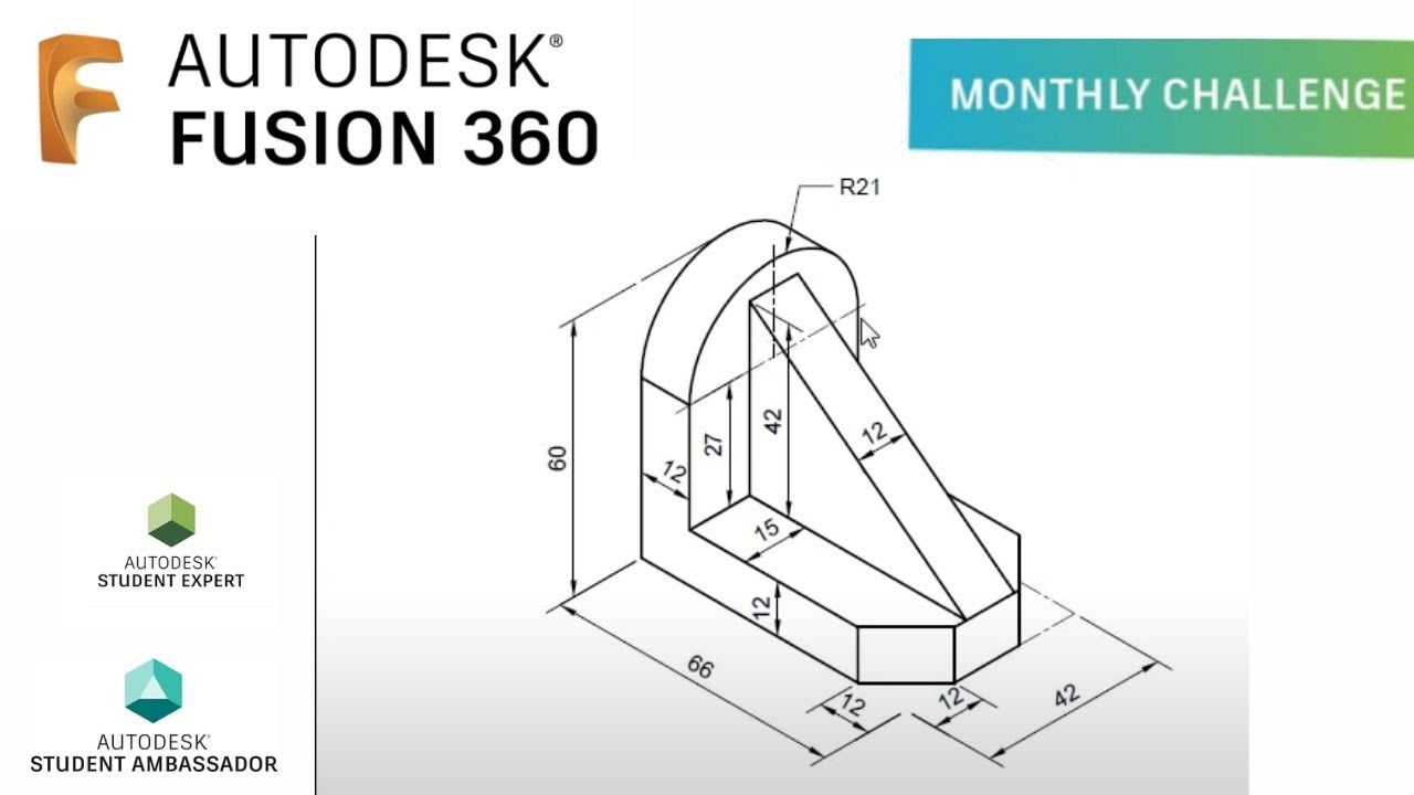 Autodesk Fusion 360 MONTHLY CHALLENGES EPISODE-1 - YouTube