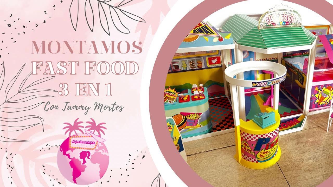 El Mejor Fast Food para BARBIE | 3 in 1 - YouTube
