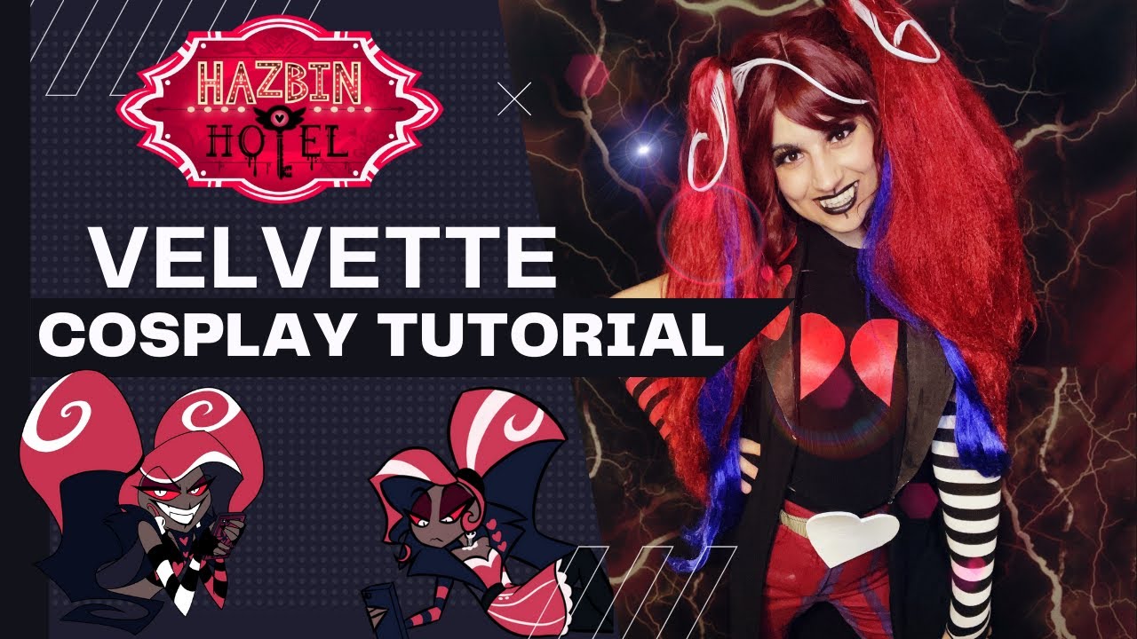 Velvette Cosplay Tutorial - Hazbin Hotel The - Vees - #HazbinHotel # ...