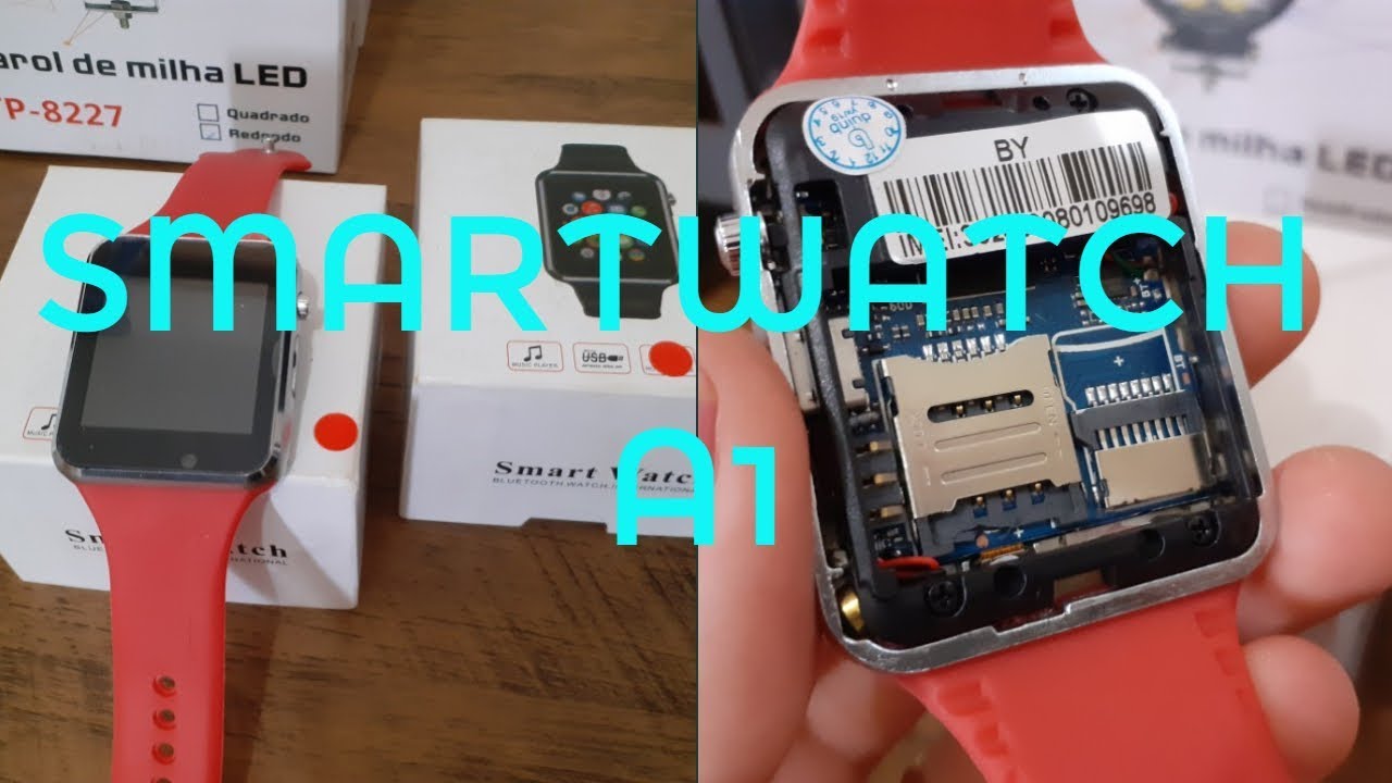 SMARTWATCH A1 - Review - Funções!? Mensagens!? Ligação!! - YouTube