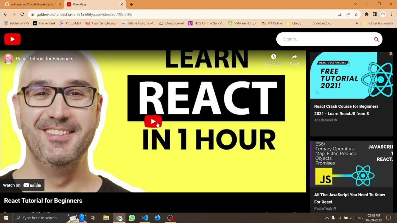 PixelPlaza- Building a Stunning YouTube Clone with React JS and ... PixelPlaza- Building a Stunning YouTube Clone with React JS and ...