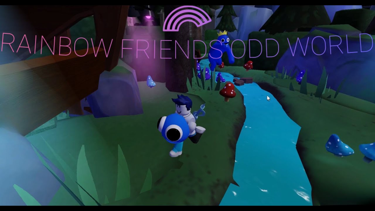 RAINBOW FRIENDS ODD WORLD IS FINALLY OUT!!!! AND I HAVE ALREADY BEAT IT ...