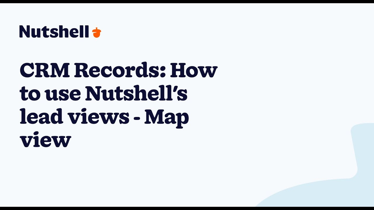 How to use your CRM Lead Board View | Nutshell - YouTube