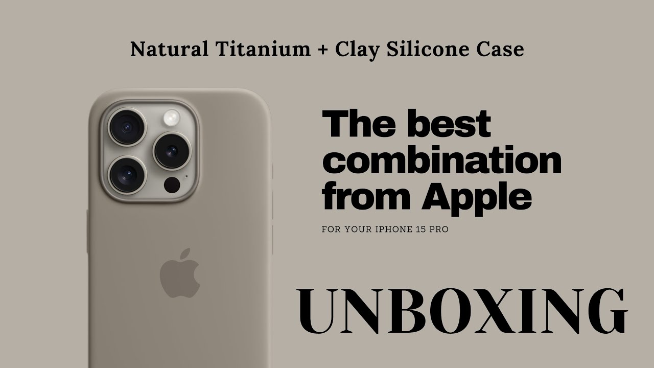 Apple’s BEST LOOKING Case for iPhone 15 Pro | Clay Silicone Case ASMR ...