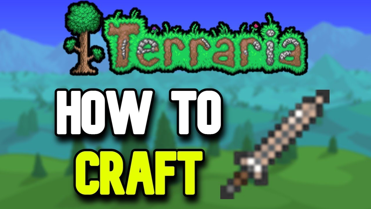How to Make an Iron Shortsword in Terraria (Quick Tutorial) - YouTube