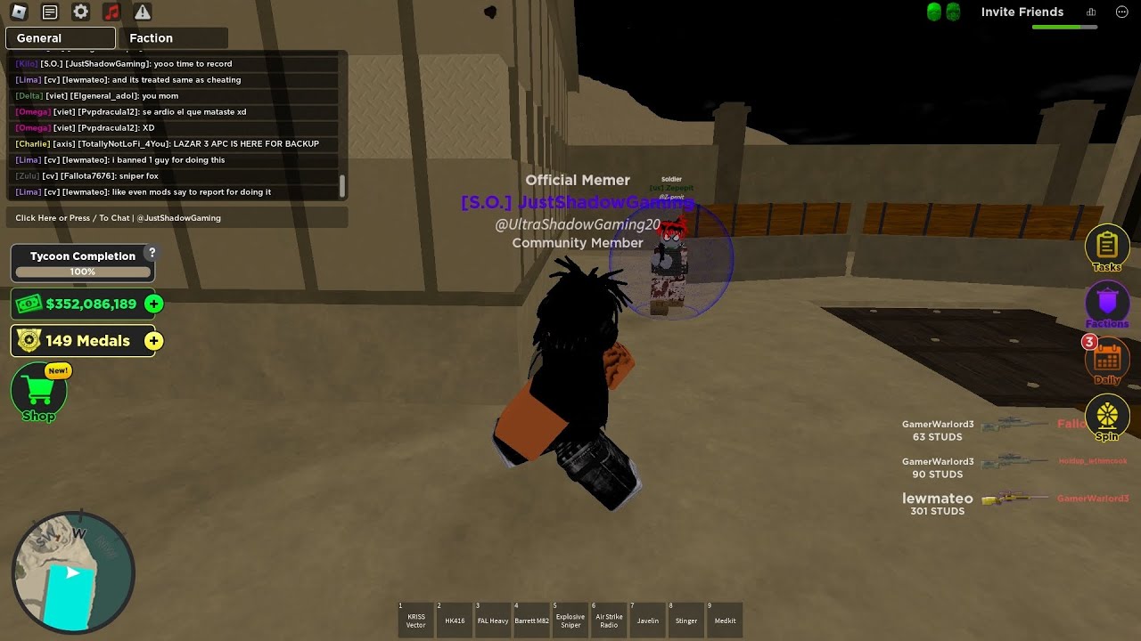 Shield Hack or Bug??? | War Tycoon - YouTube