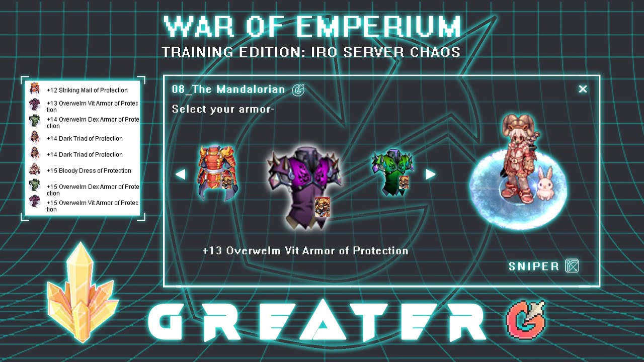 🔥🏃‍♀️Sniper(FAS)—GVG iRO Sv.Chaos WoE TE Guild G r e a t E r ` EP.114 ...