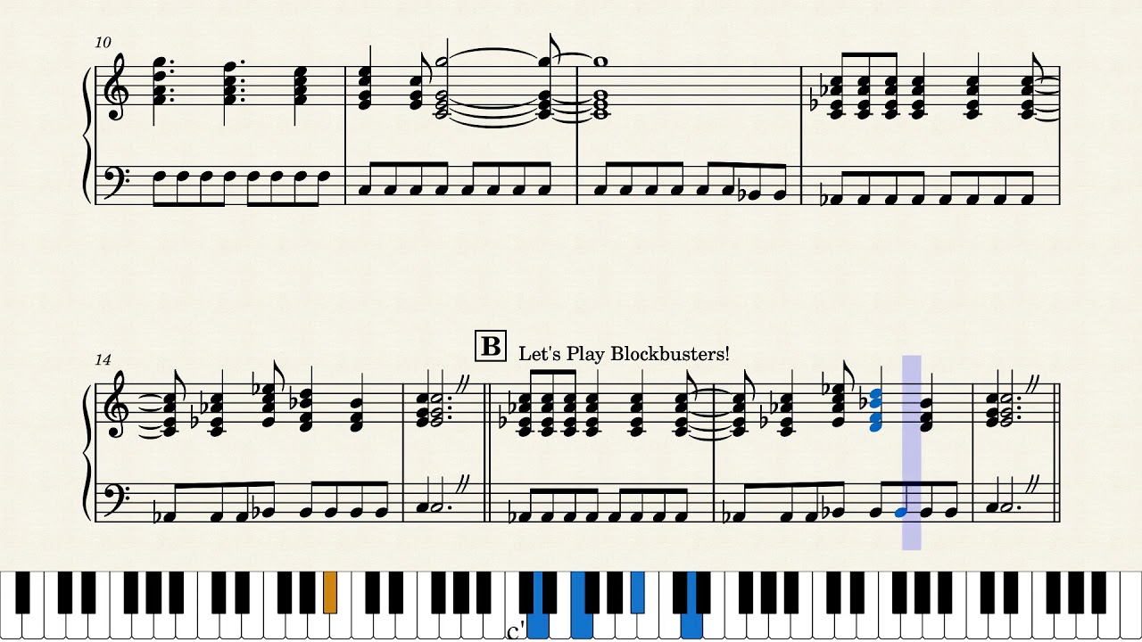 Blockbusters UK 1997 Theme Medley (Piano Solo Version) - YouTube