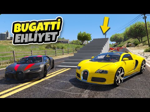 💯 Bugatti Ailesi Arabalar Ehliyet Sınavına Giriyor 💯 GTA 5