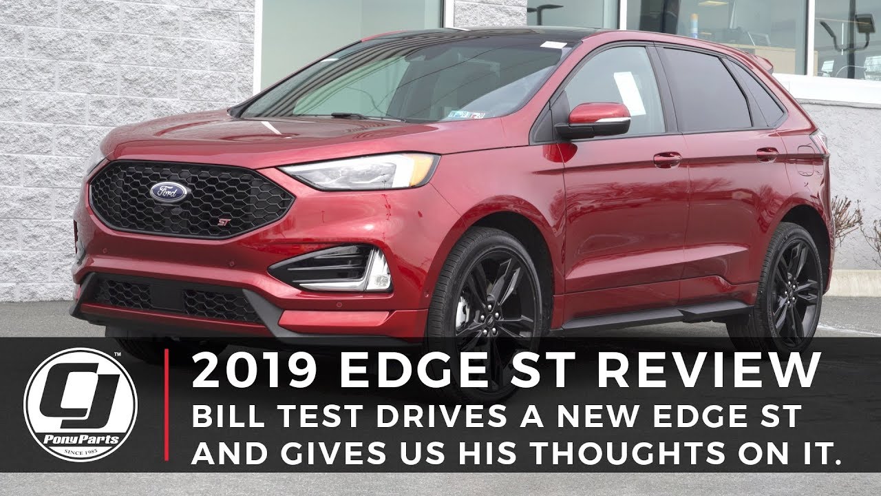 2019 Ford Edge ST: Test Drive and Review - YouTube