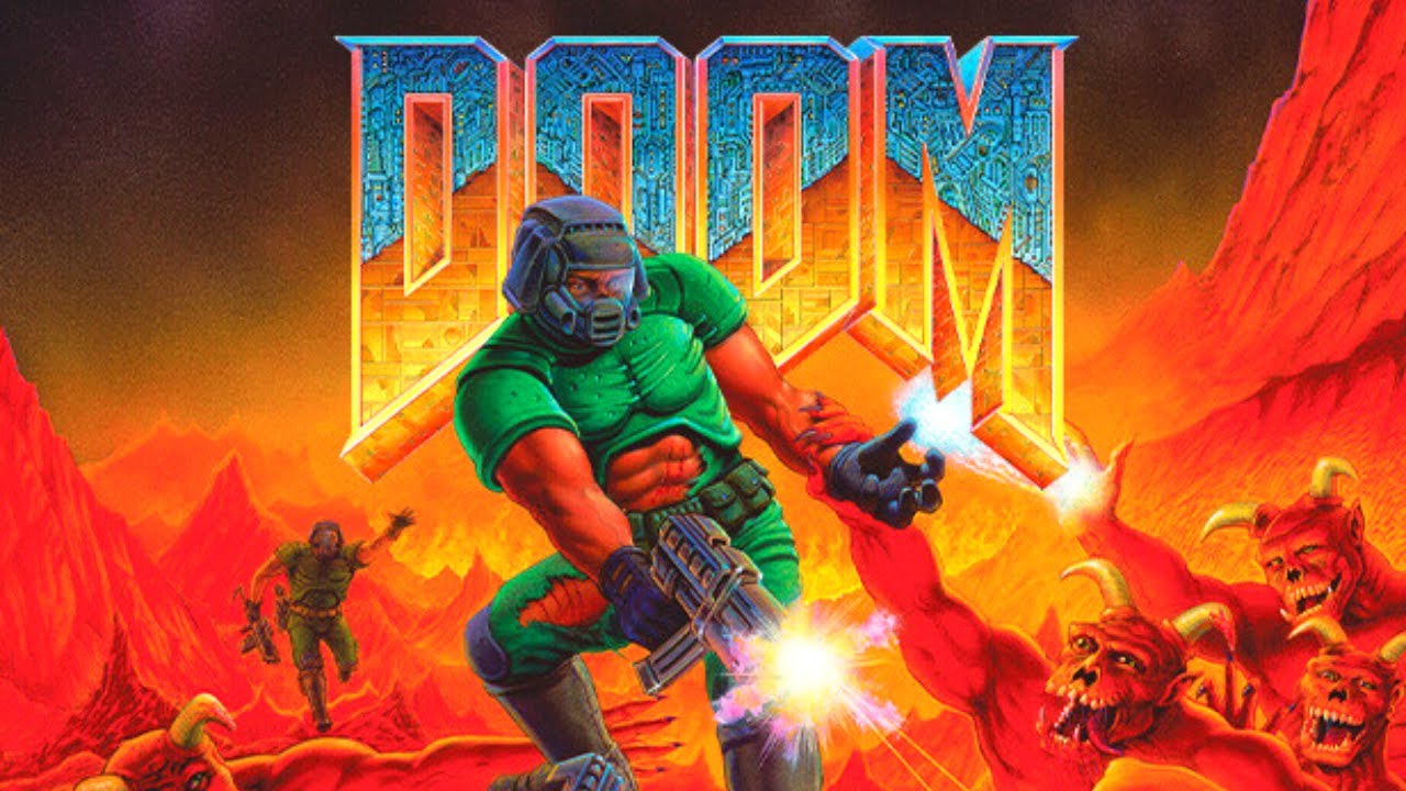 DOOM 1993 no PS5: Gameplay da Fase 1 - Hangar | DOOM 1 - FULL HD 16:9 ...