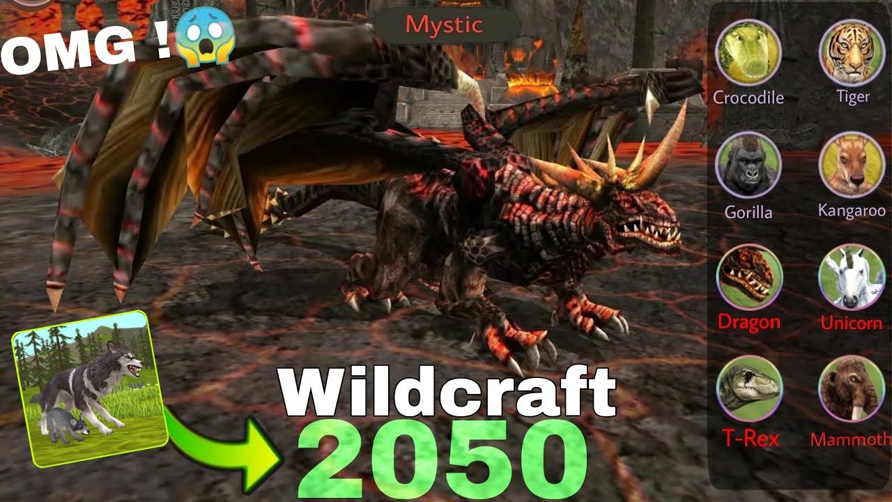 WildCraft in Future: Mystic Playable Animals Dragon/Unicorn & more ...