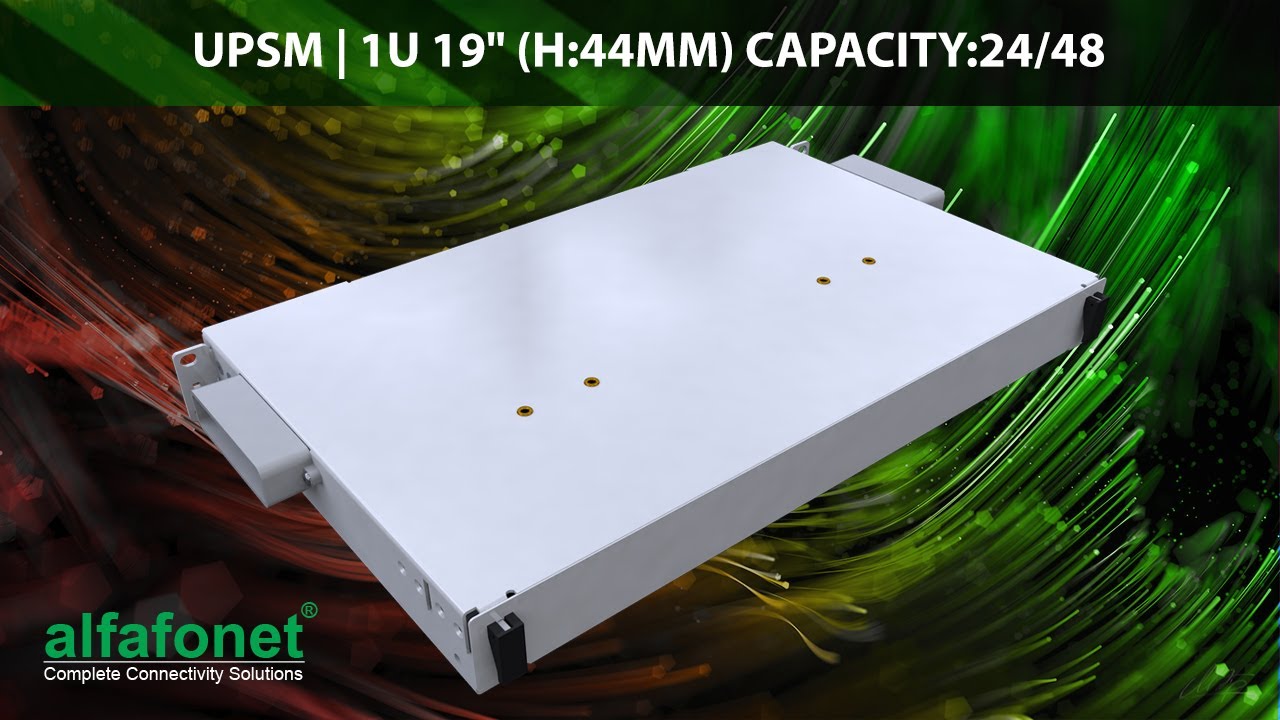 UPSM | 1U 19" Capacity: 24/48 (Height: 44mm) - YouTube