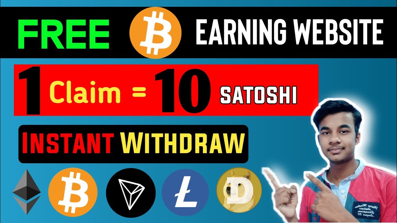 Claim 100 BTC Satoshi every minute || Earn free $ 5 daily || Claim free ...