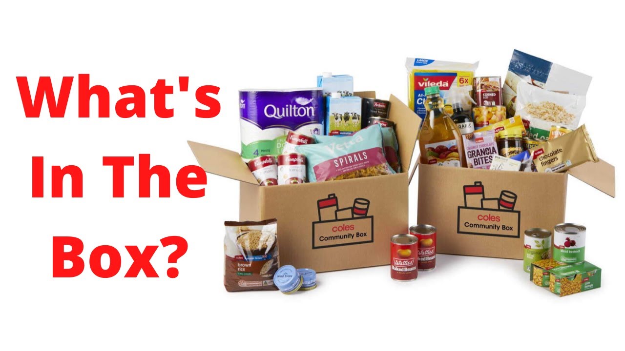 What's In The Box? Coles Community Box $80 - YouTube