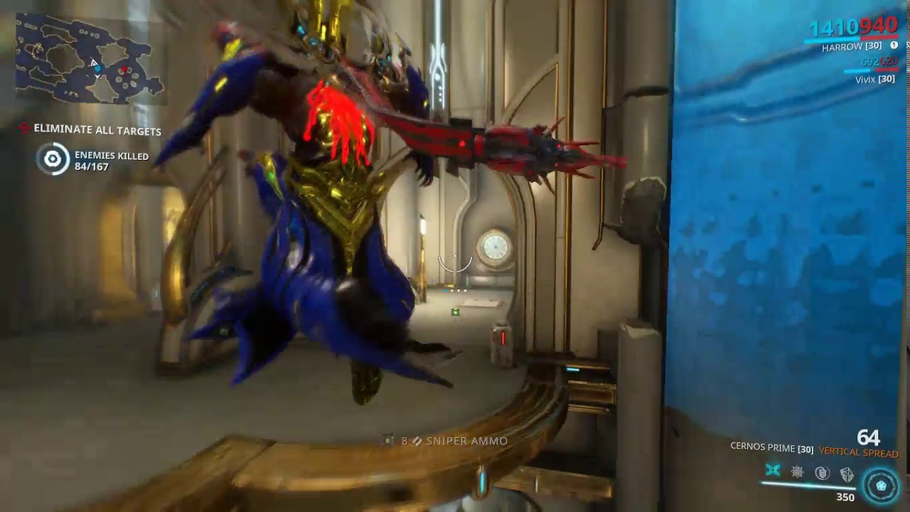 Warframe Cernos Prime gameplay - YouTube