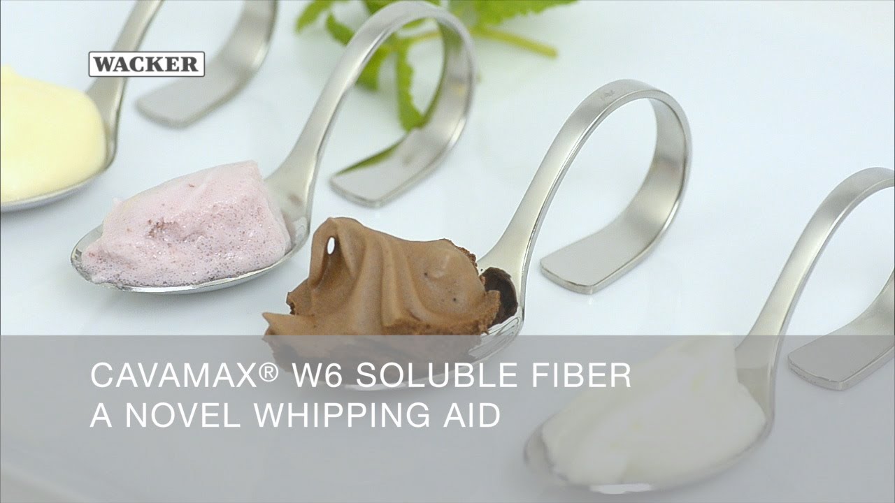 CAVAMAX® W6 Soluble Fibre - A Novel Whipping Aid for Food Applications ...