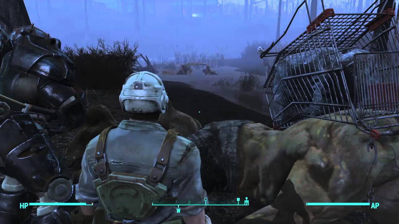 Fallout 4 Ancient Behemoth one melee hit kill - YouTube
