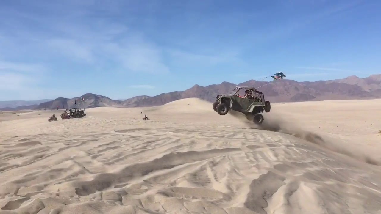 11-25-2017 Dumont Dunes Thanksgiving 2017 RZR 900XP Jumping 6 - YouTube