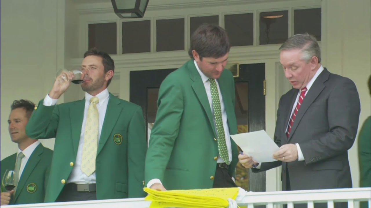 Golf - Masters : Le dîner des Champions de Bubba Watson en 2015 - YouTube