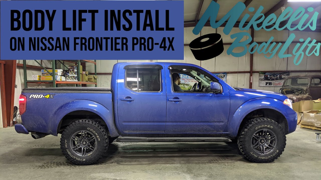 Body Lift Install On 2015 Nissan Frontier Pro 4X YouTube