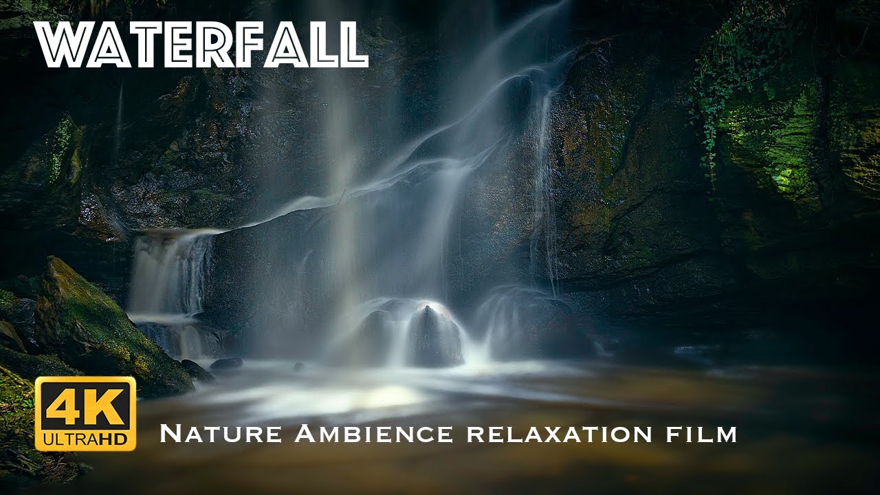 Beautiful Waterfall music Soothing and Meditation Music Peaceful music ...