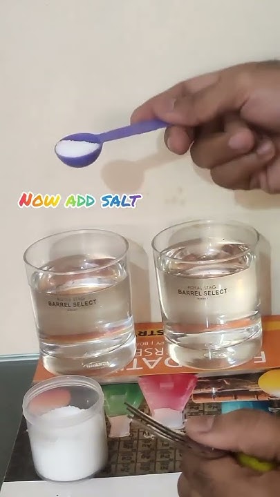 Easy science experiment.. #kids #scienceexperiment #homeexperiments #experiment #shorts - YouTube