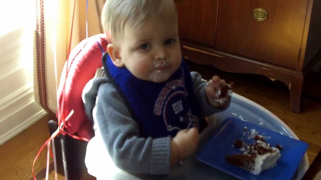 William eating cake - YouTube