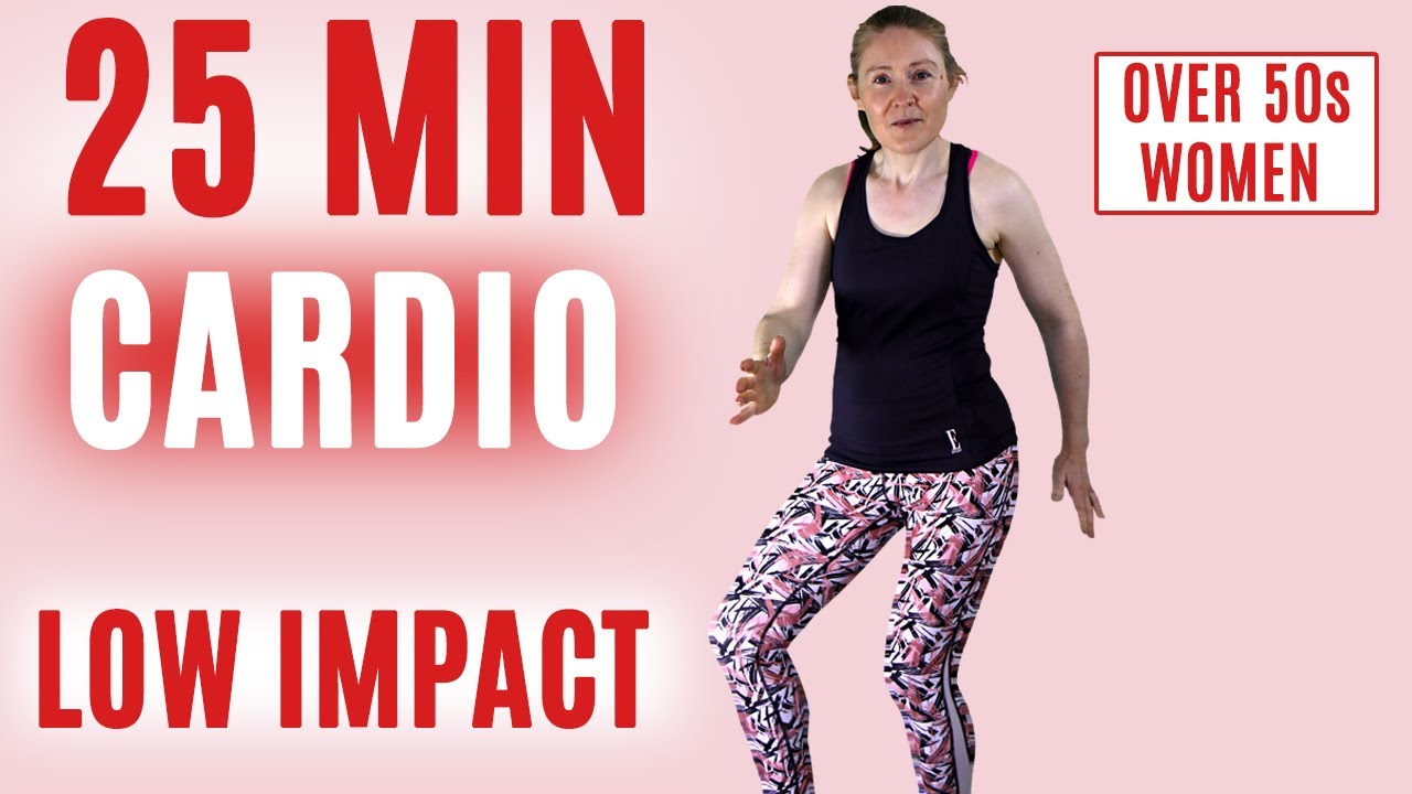 25 Minute Low Impact Cardio Workout For Women Over 50 Lively Ladies