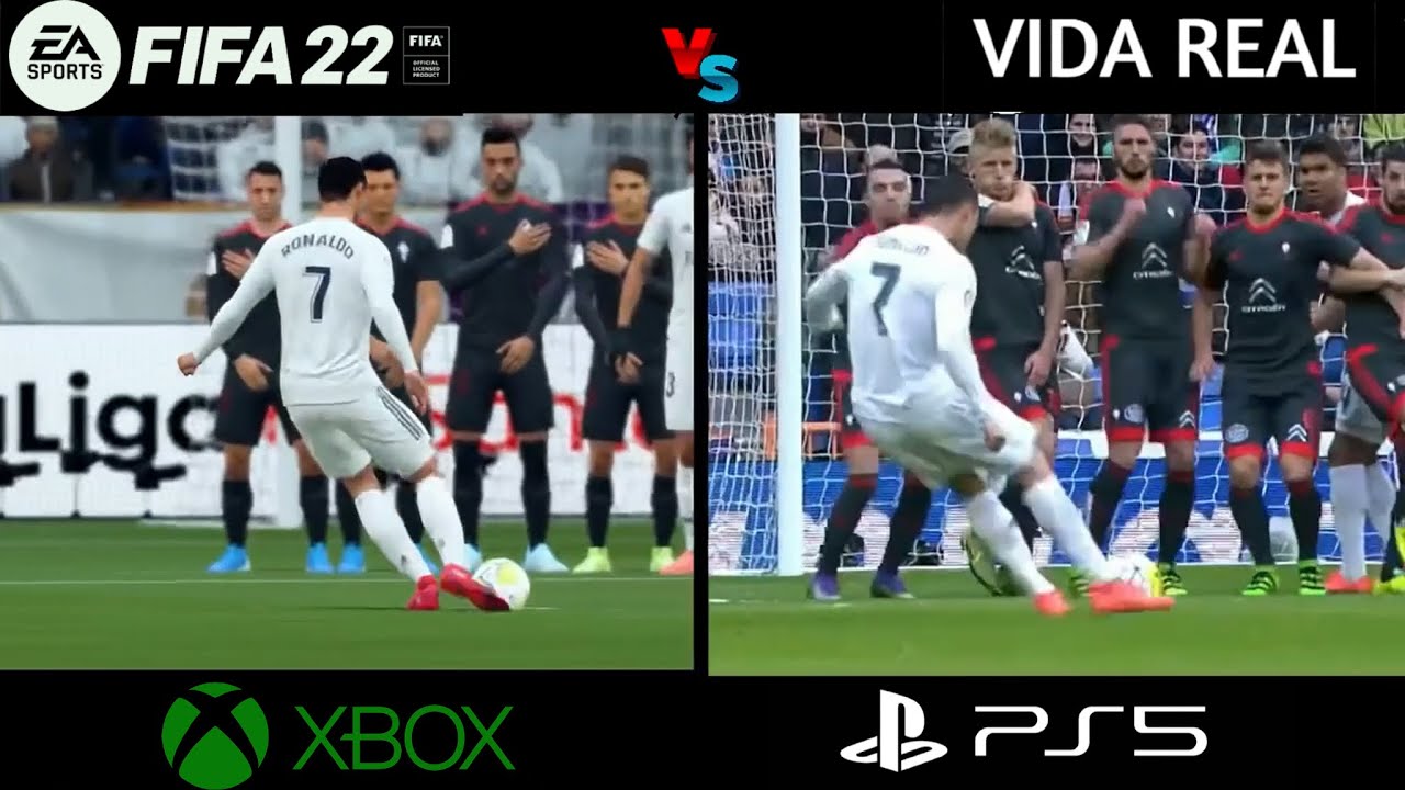👉🔴 FIFA 22 VS VIDA REAL 🔴 Top 30 Mejores Goles de CRISTIANO RONALDO ...
