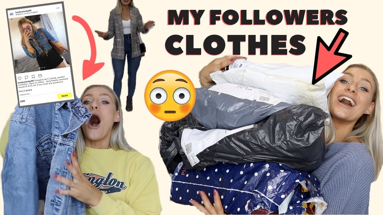 BUYING MY FOLLOWERS CLOTHES!!? HERE'S WHAT I GOT... - YouTube