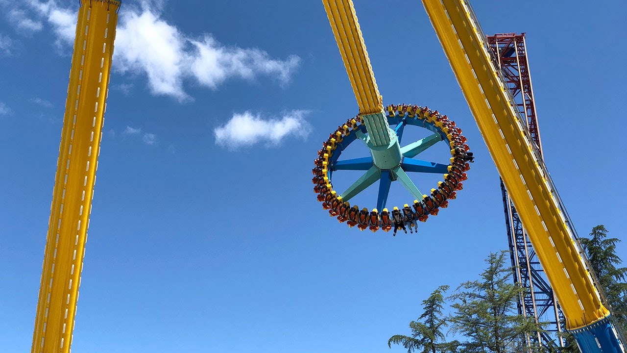 CraZanity Full Ride Cycle 4K | Six Flags Magic Mountain (2019) - YouTube