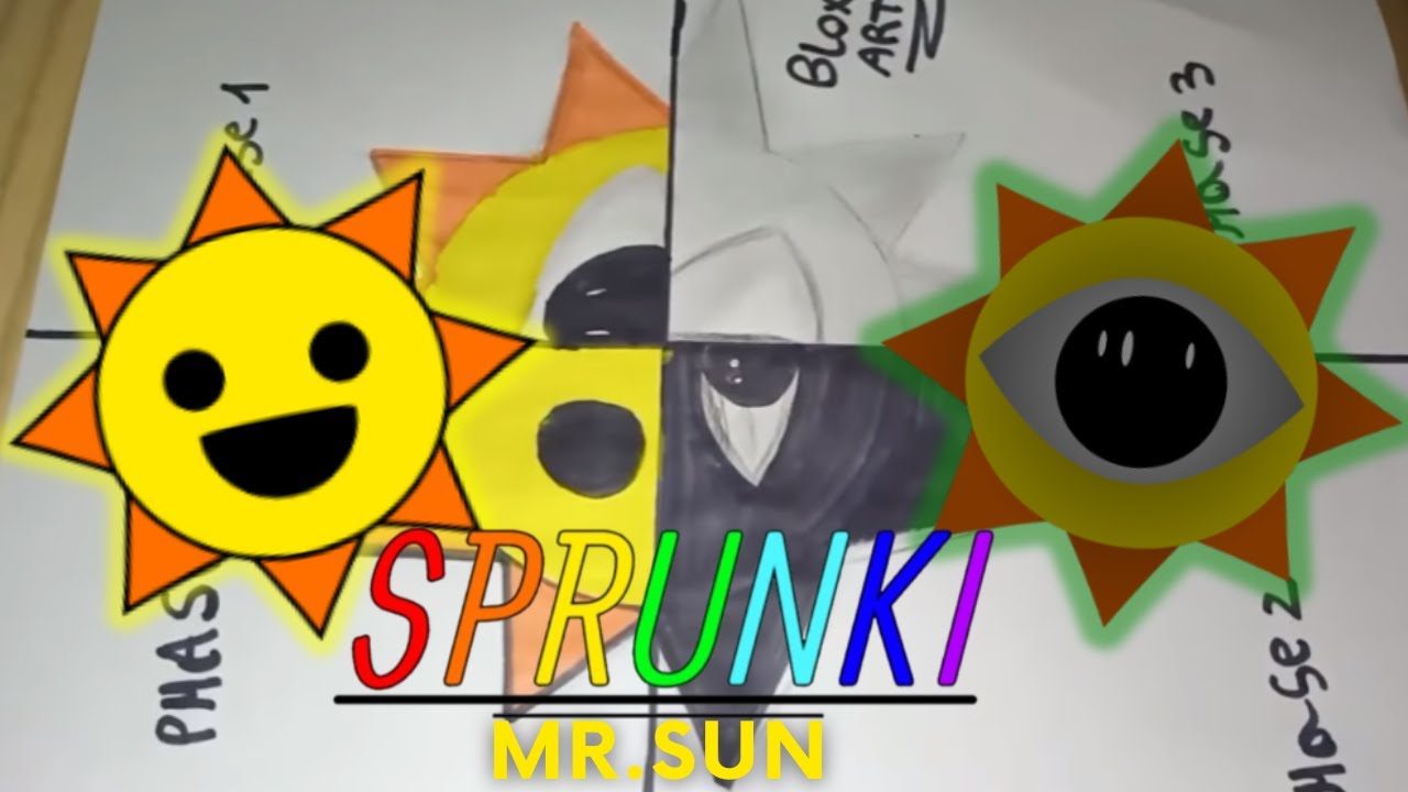 Sprunki Mr. Sun: Evolution Phase 1, 2, 3, and 4 in One Video! | BloxArts - YouTube