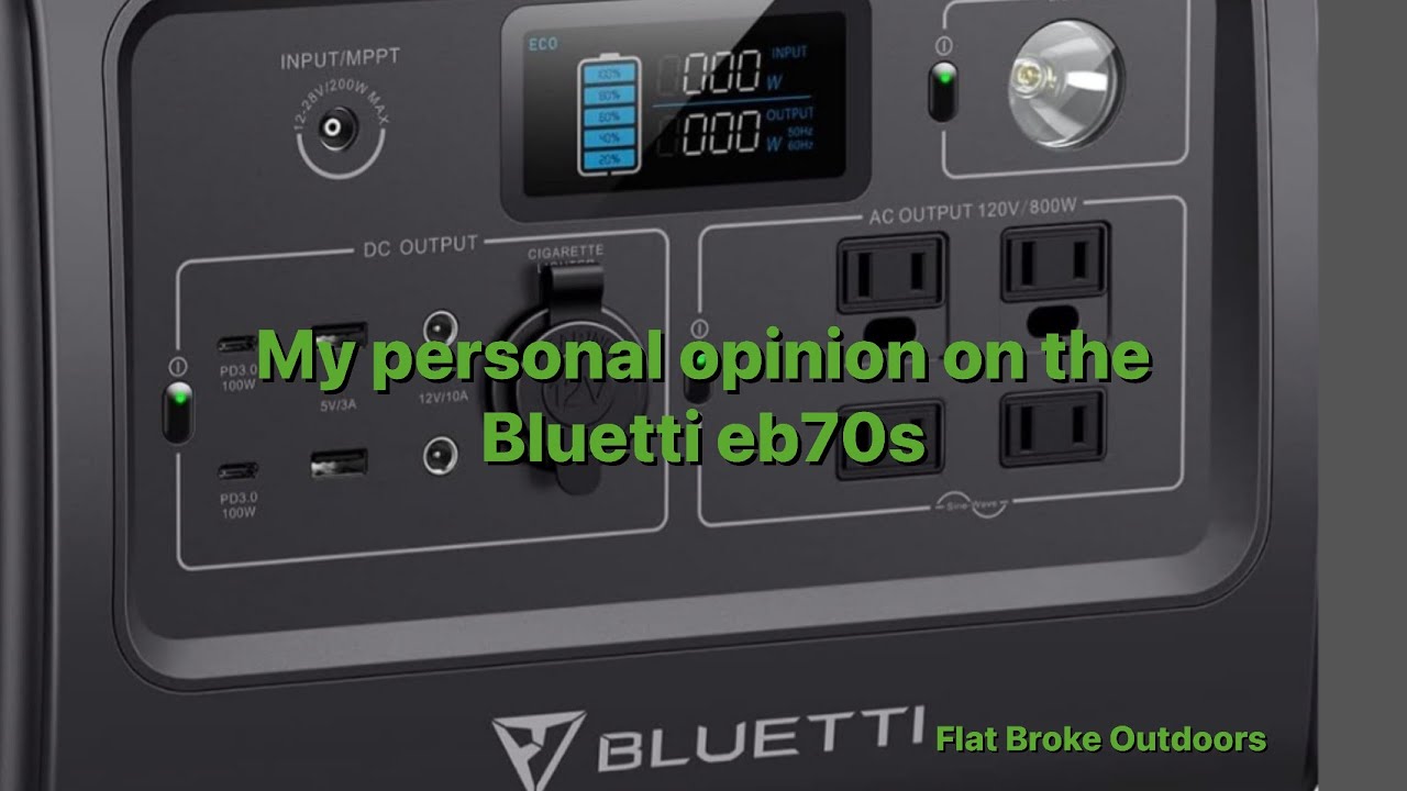 My review of the Bluetti eb 70s - YouTube