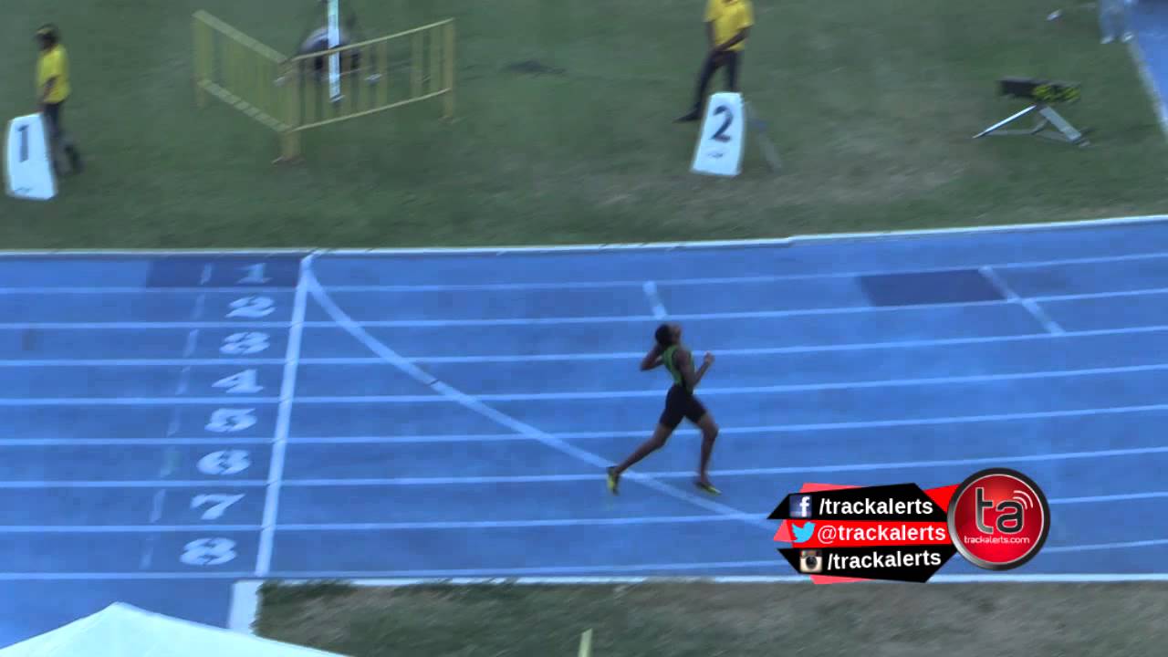 Christopher Taylor runs 400m World Age Group Record in Kingston - YouTube