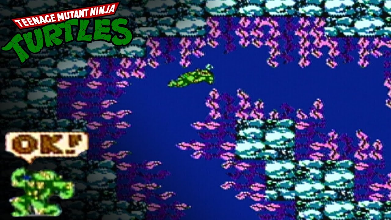 Lefty Plays | Teenage Mutant Ninja Turtles - Underwater Dam level ...