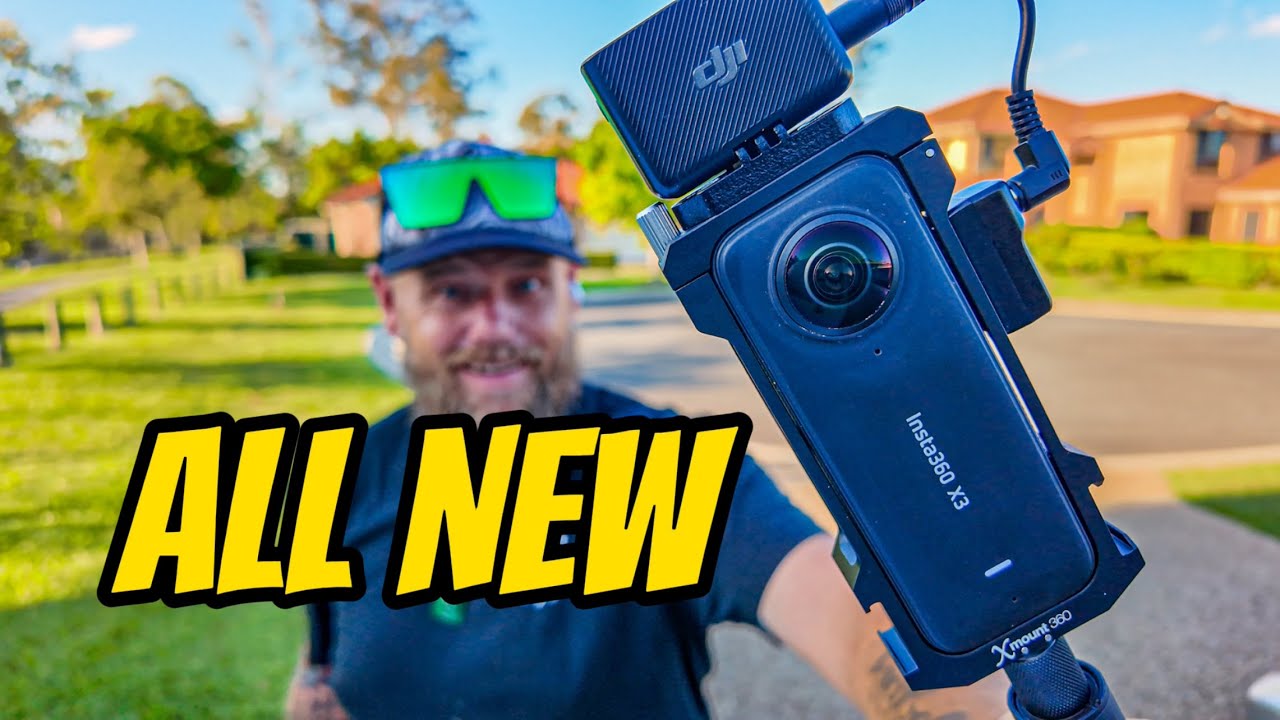 Insta360 X3 and DJI Mic with XMount 360 - YouTube