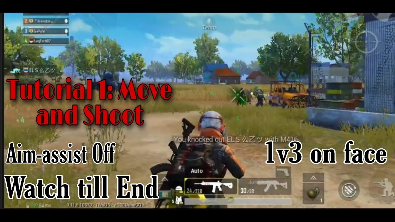Tutorial 1:How to Move and Shoot in Pubg Mobile.Full Guide explained ...