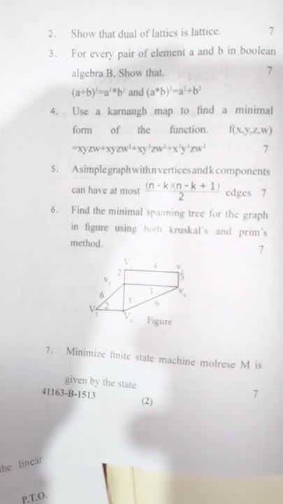 M.sc ( advanced discrete mathematics) sem. 2 MJPRU #maths #viralvideo #mjpru #m.sc #viralposts ...