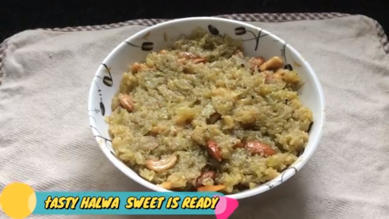 How To Prepare Bottleground Halwa Recipe Video Witty Cooking Youtube