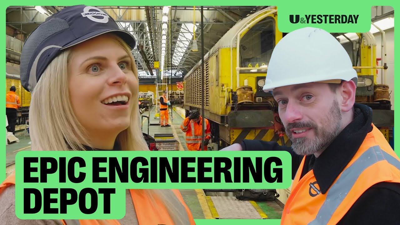 EPIC Railway Engineering Depot | Secrets Of The London Underground | U ...