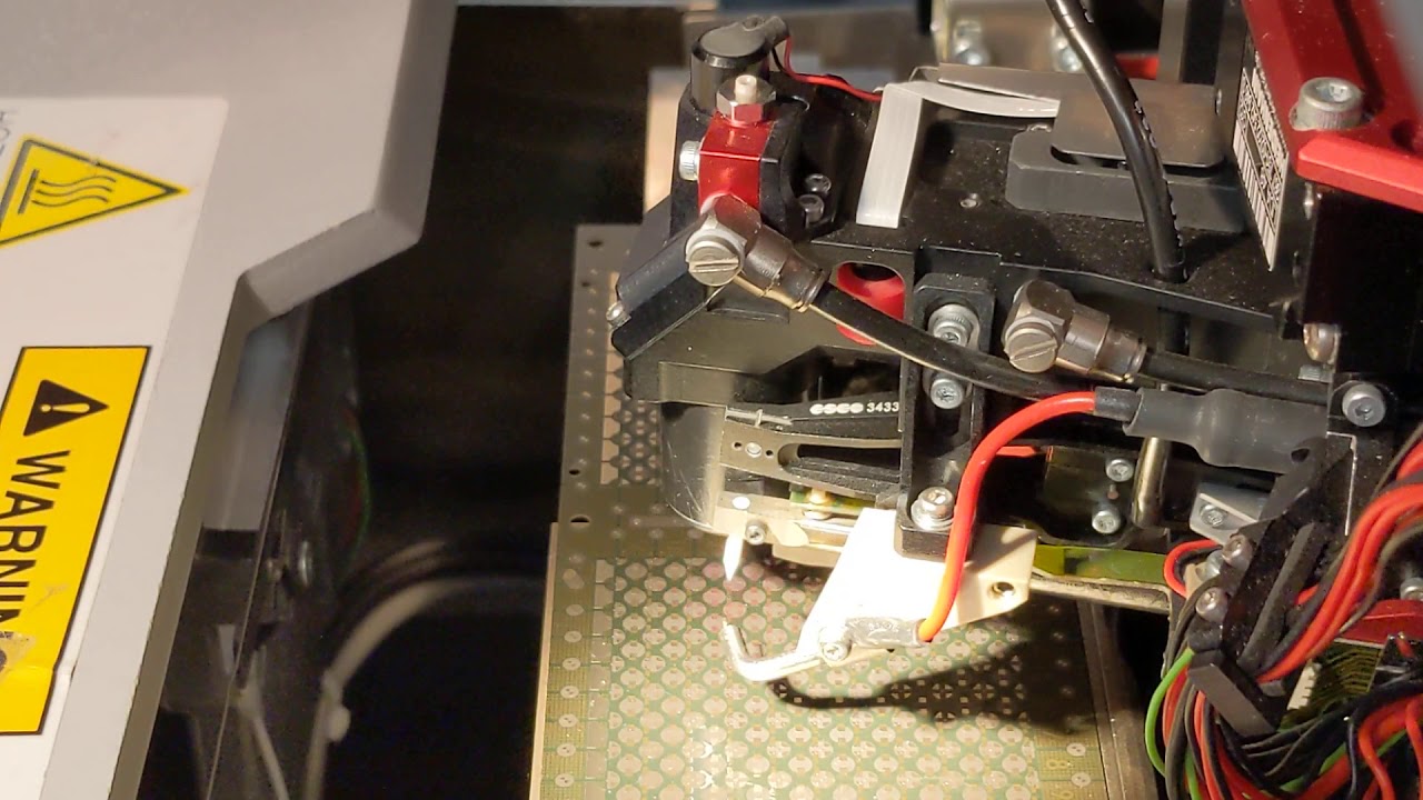 ESEC 3100 Optima Wire Bonder Capillary Change - YouTube