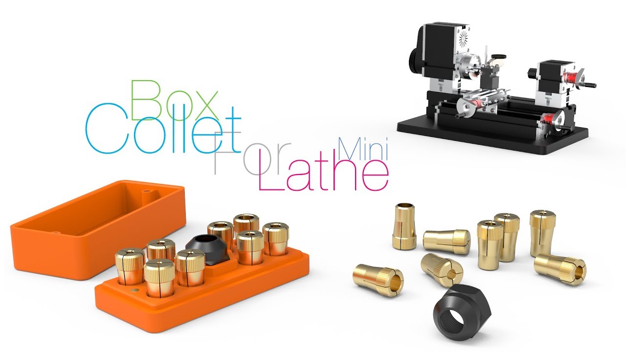 Box Collet for mini Lathe - YouTube