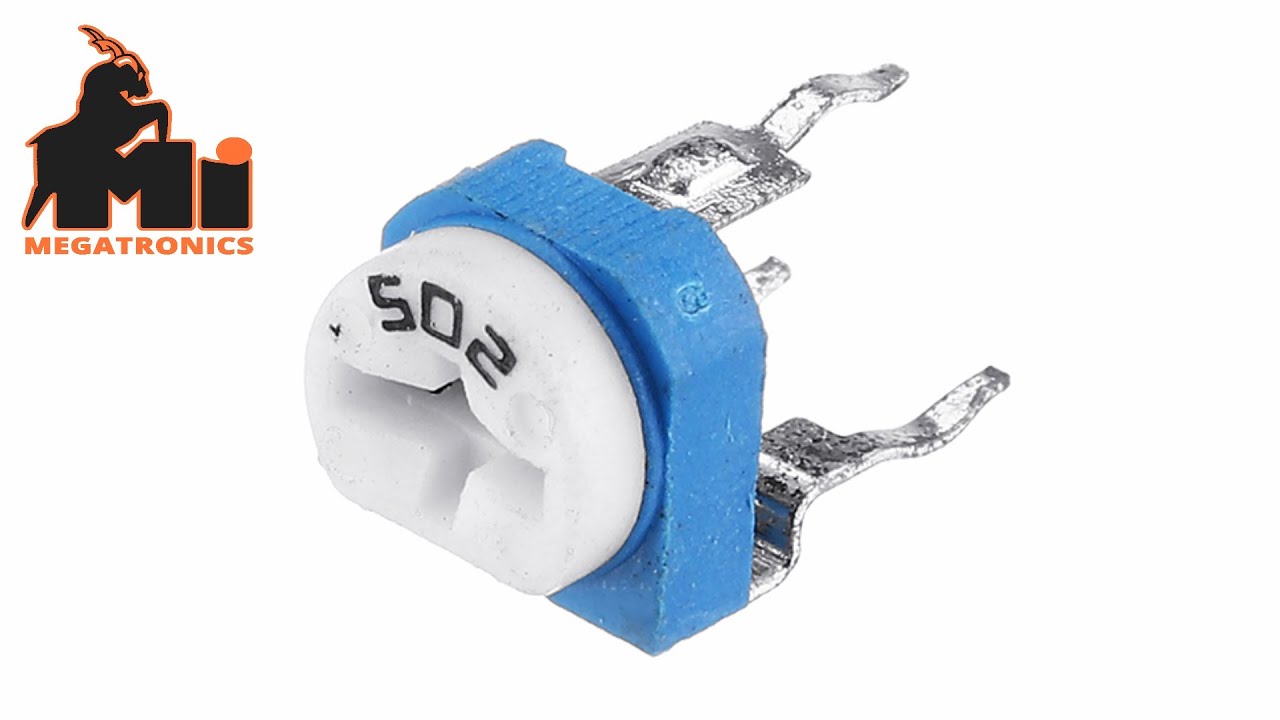 VR5K-B67F11A | 5K ohm Variable resistor potentiometer 5 kilo ohm - YouTube